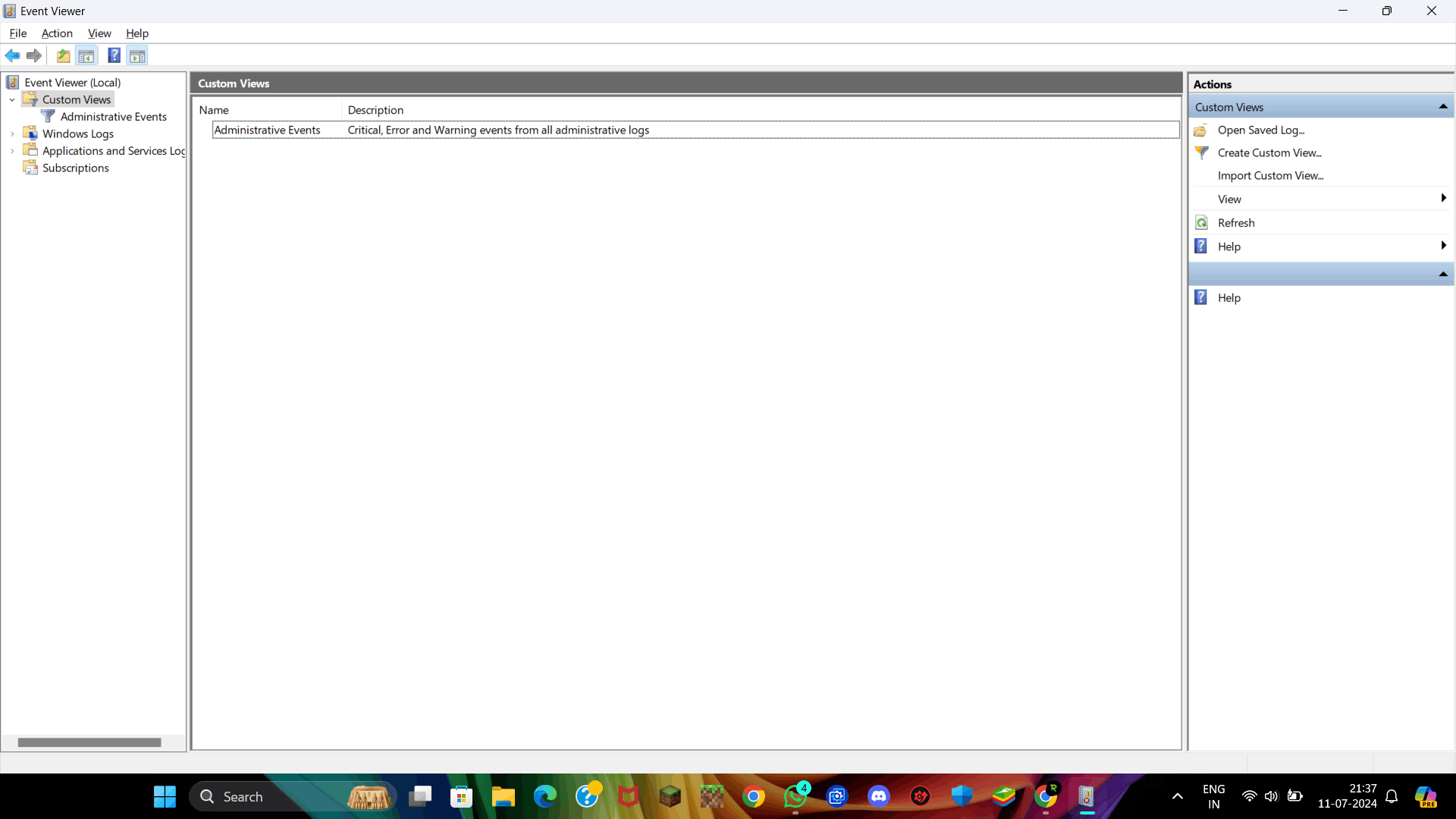 Can't Launch Event Viewer with Admin Rights - Microsoft Q&A