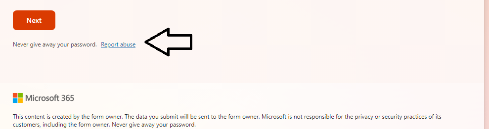 Report a fake form for Microsoft office installation. URGENT ...