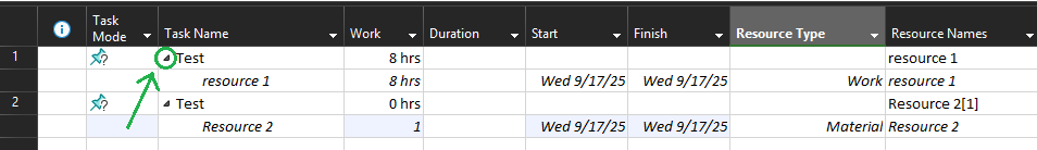 Microsoft Project Online Dekstop: problem with ressource type column ...