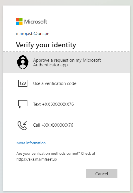 Can't access my Microsoft account because I lost my phone with the ...