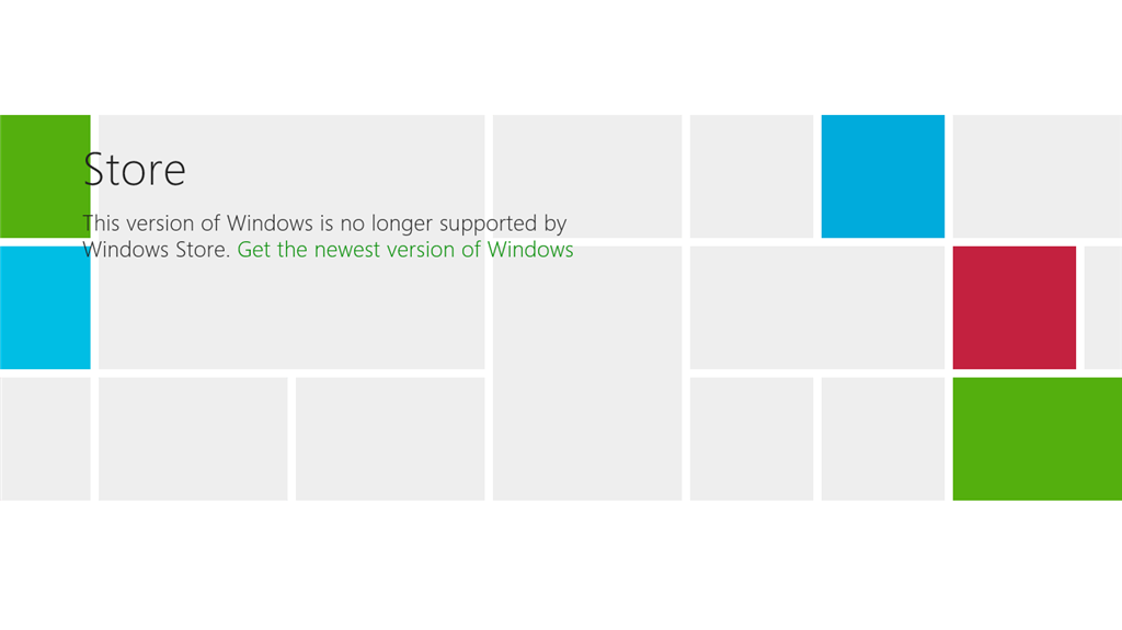 Windows Store no longer supported with Windows 8.1 - Microsoft Q&A
