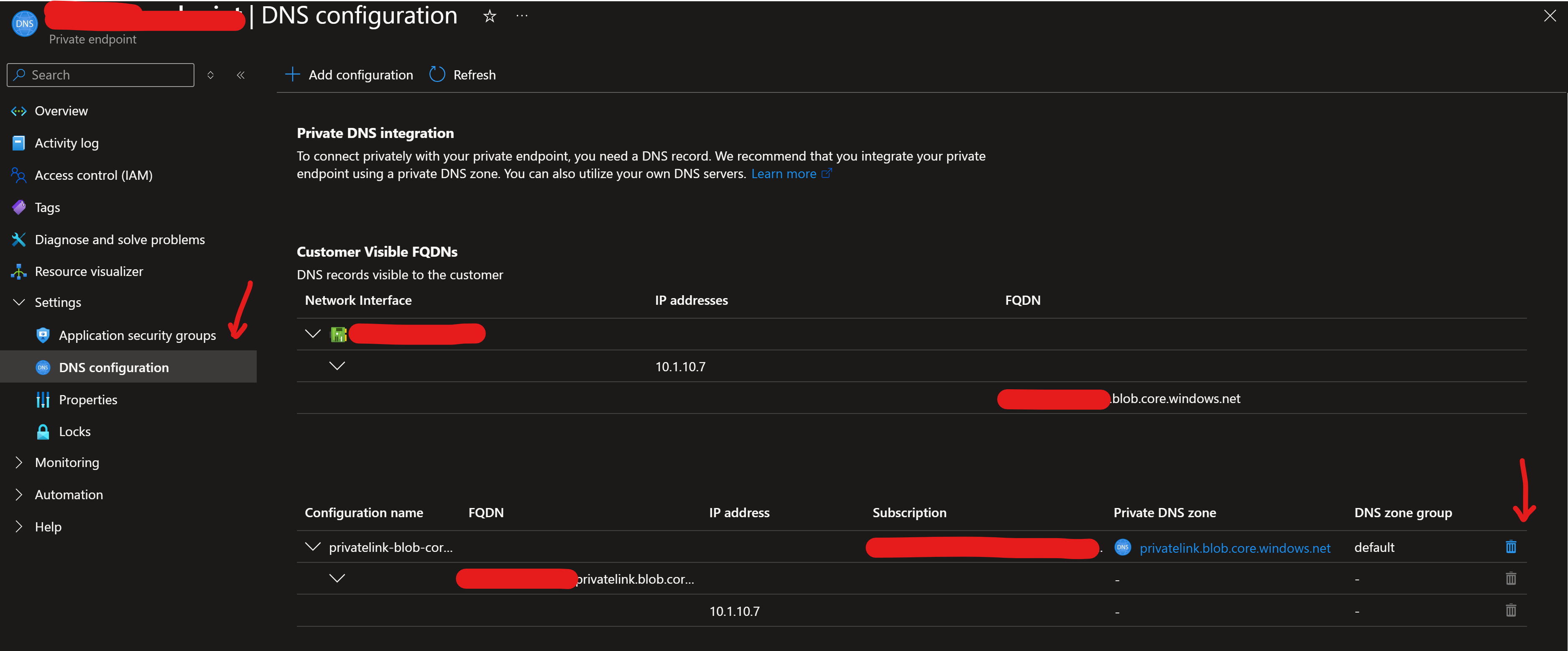 Azure File Share via Private Endpoint failing after re-creating the PE with same name ...