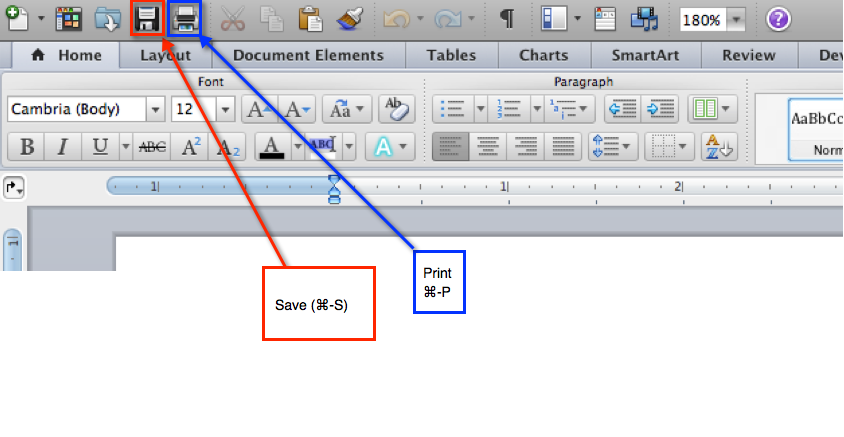 How can I bring back the save, print icons in Word for Mac? - Microsoft Q&A