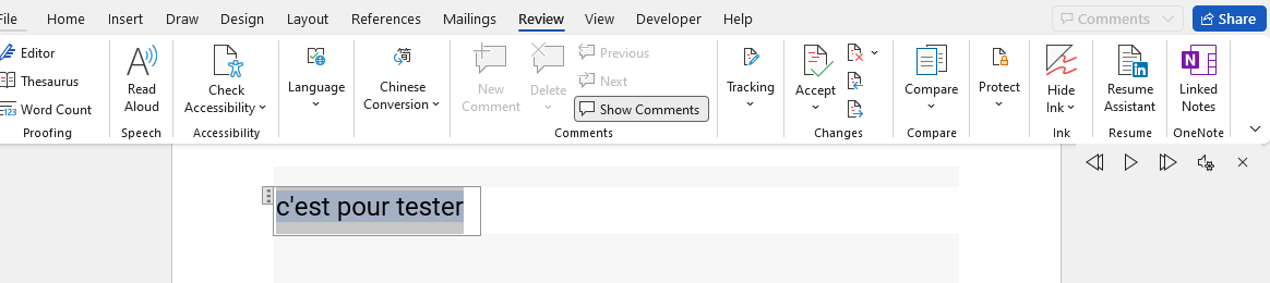 Word plain text content control and screen reader language - Microsoft Q&A