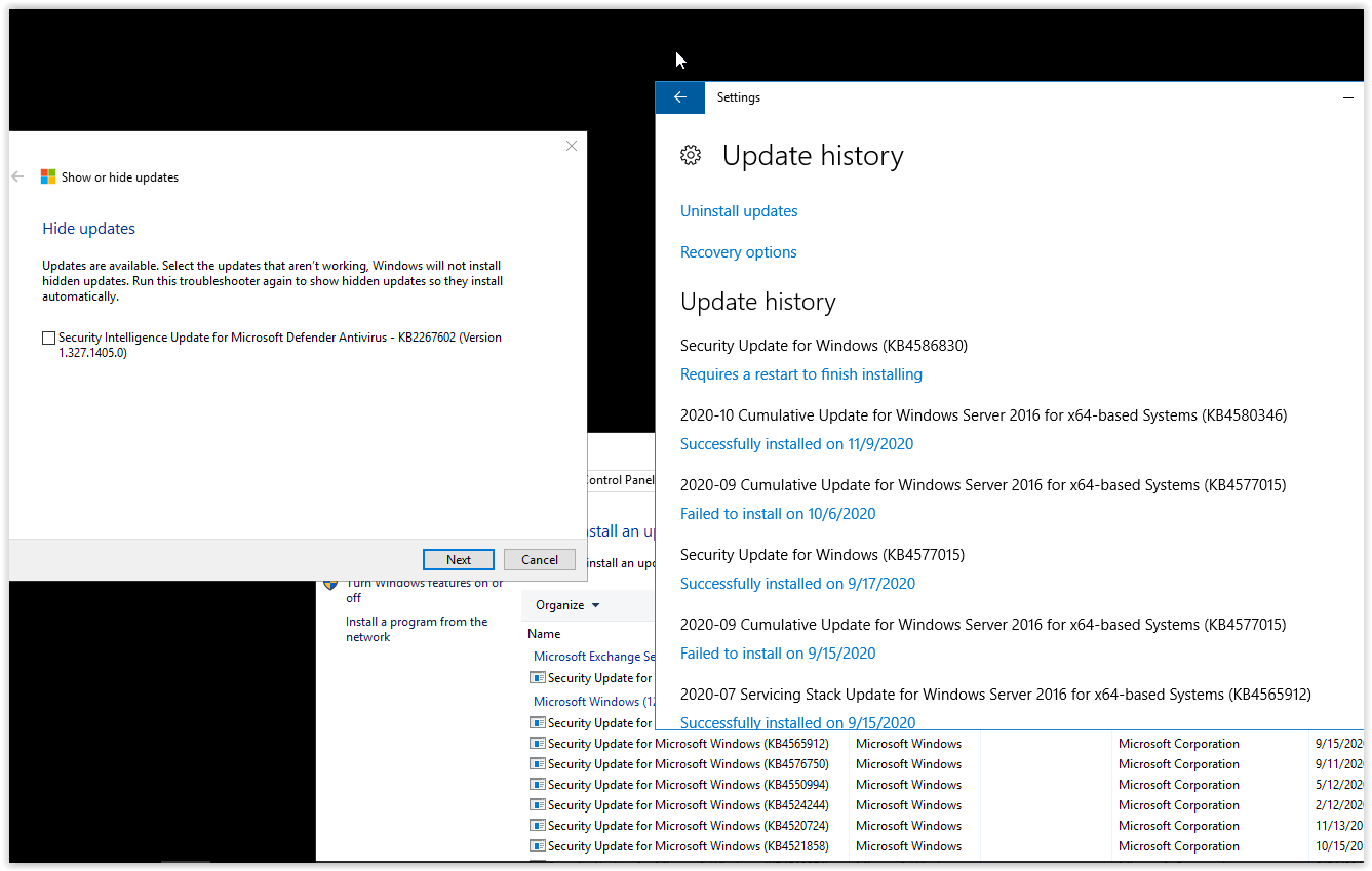 How to remove a windows update before restarting? - Microsoft Q&A