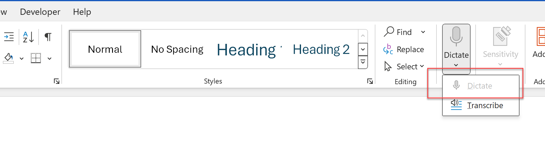Dictation button greyed out in desktop app, working fine in web app - Microsoft Q&A