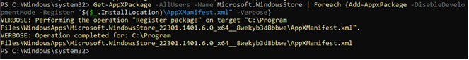 how to fix Code: 0x80070057 on microsoft store - Microsoft Q&A
