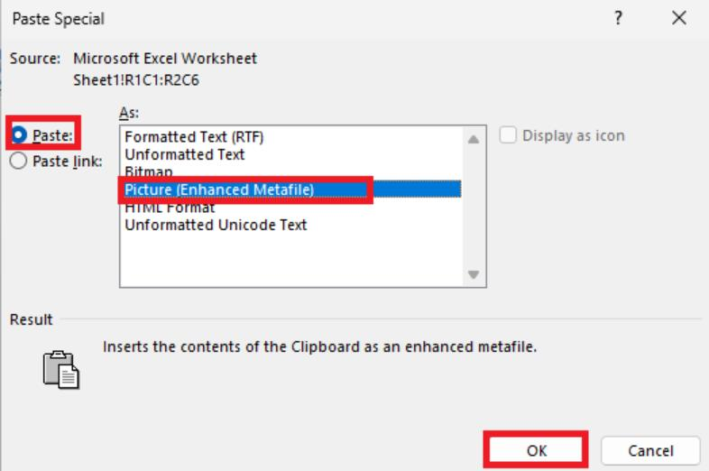 Unable to access paste as an image option in word - Microsoft Q&A