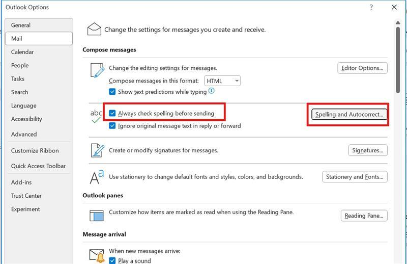 Why is there no spell check for the new Outlook on Windows 11 ...