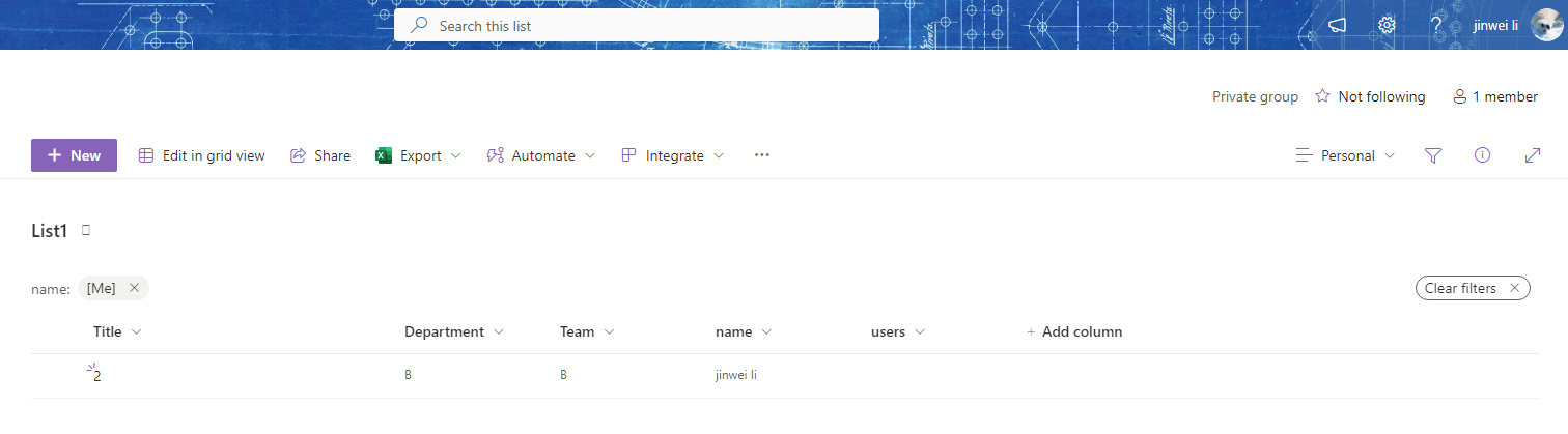 As the admin, how can I create a personal view for others Employee by ...