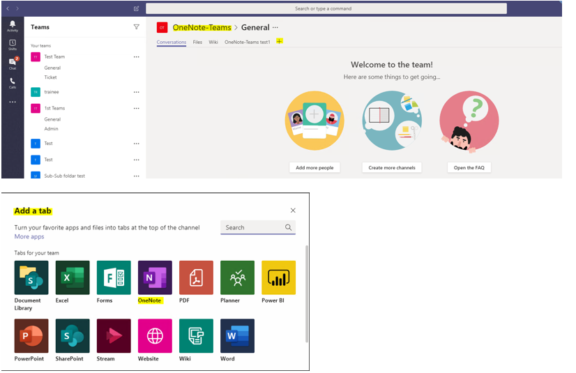 OneNote tab on Teams not accessable via mobile app - Microsoft Q&A