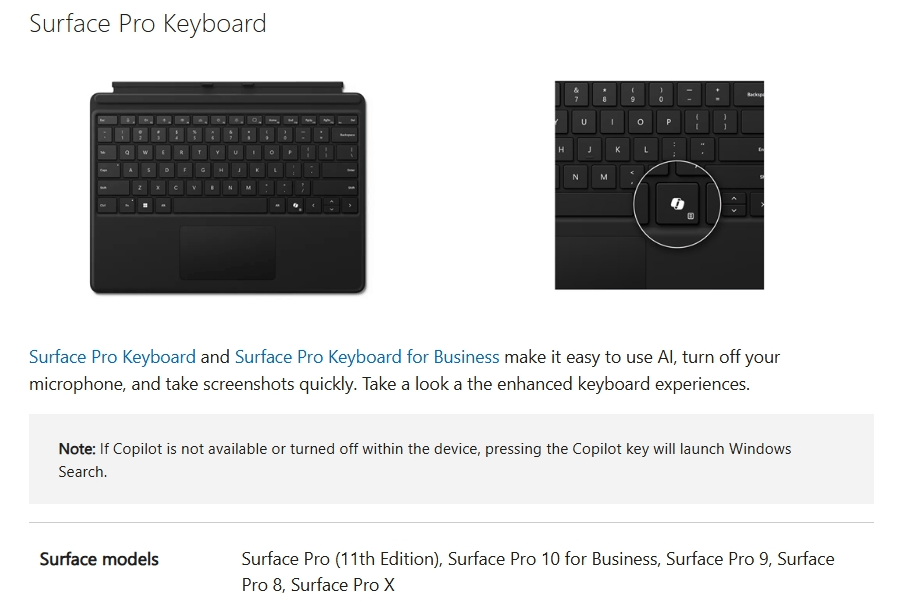 Surface Pro Keyboard - Microsoft Q&A