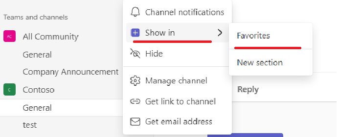 MS Teams - Pin Teams and Channels - Microsoft Q&A