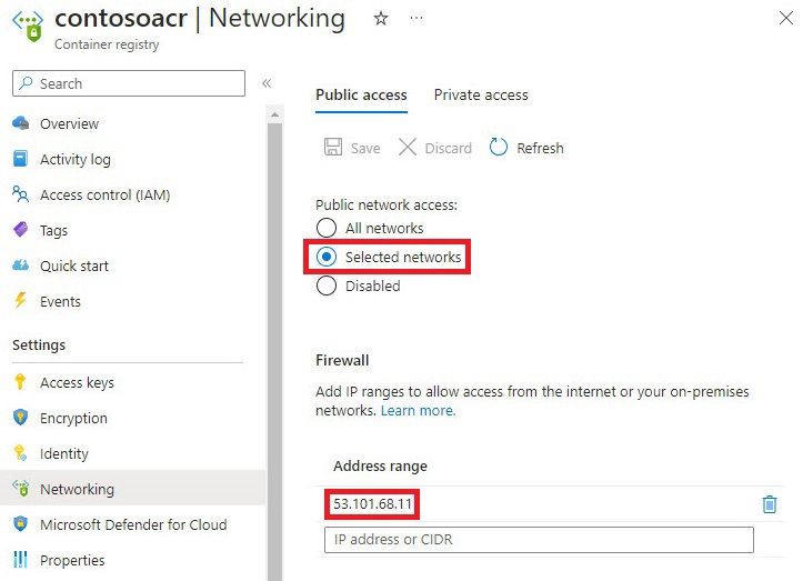Azure ACR Network Configuration - Microsoft Q&A