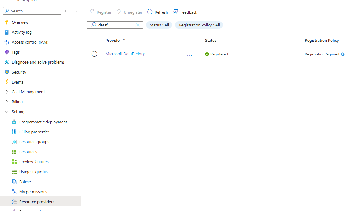 Azure Data Factory Integration Runtime Start error "GatewayTimeout" from 'Microsoft.DataFactory ...