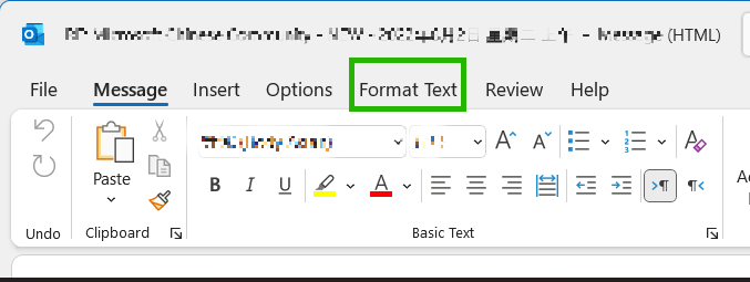When reply, I can't format text and there is no format tab. - Microsoft Q&A