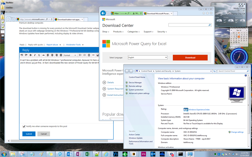 Download button not appearing on Microsoft Download Center webpages ...