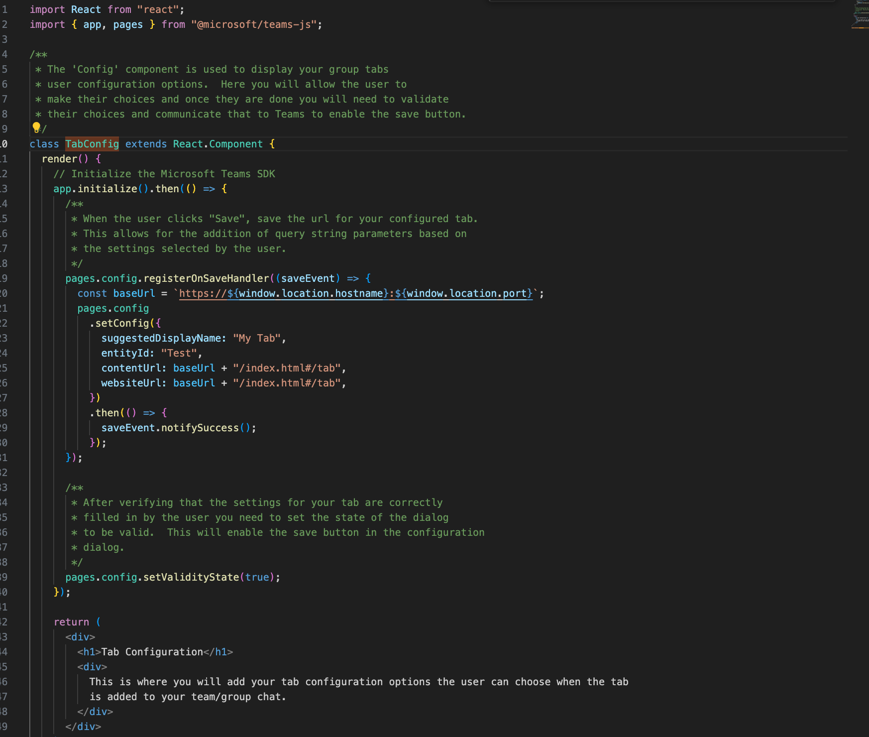 How to interact between Tab and Bot in same App - Microsoft Q&A