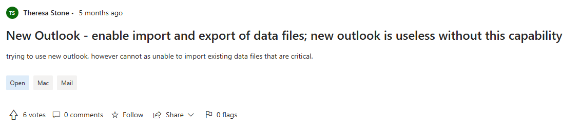 How can I Import OST files in New Outlook? - Microsoft Q&A
