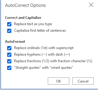 How do I disable autocorrect in Microsoft Word? (Word Online) - Microsoft Q&A