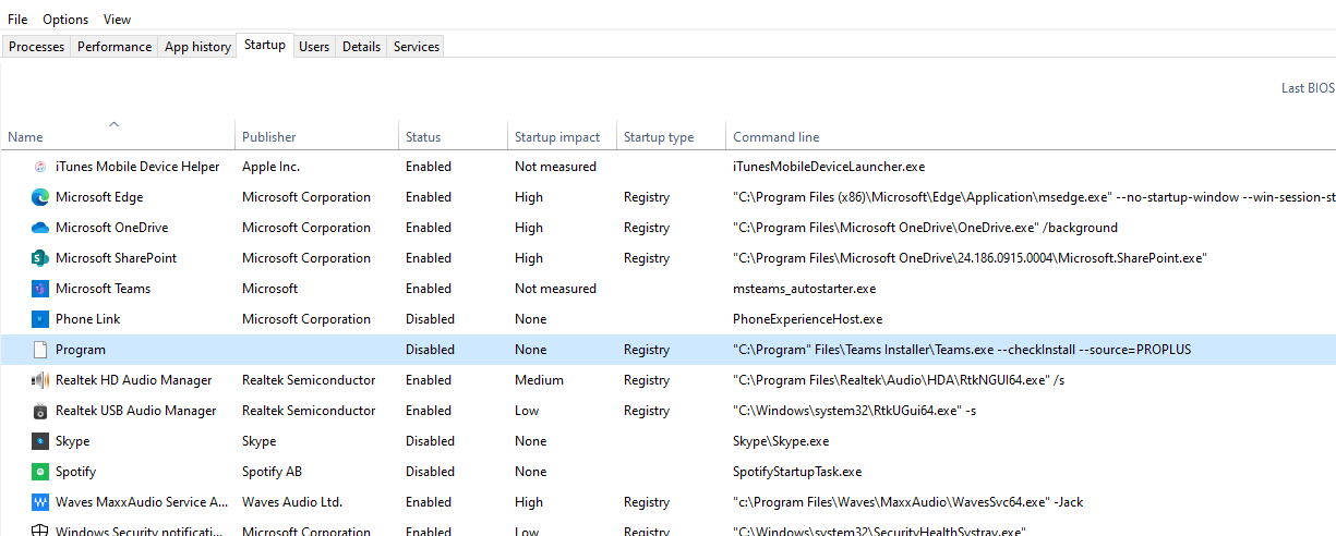 Security alerts found doing a full systems scans using Windows Defender ...