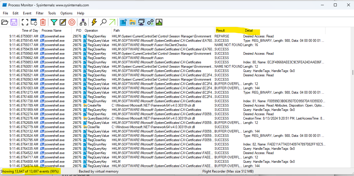 Warning PowerShell ID 300 - Microsoft Q&A