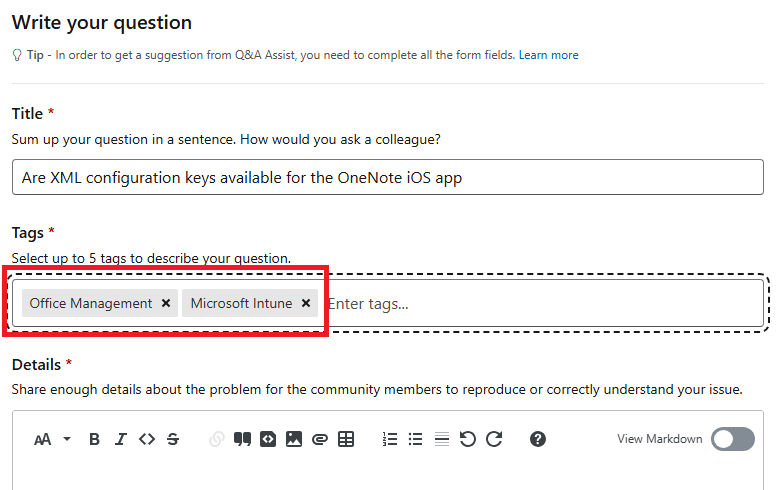 Are XML configuration keys available for the OneNote iOS app ...