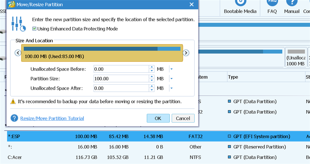 System Reserved Partition - Microsoft Q&A