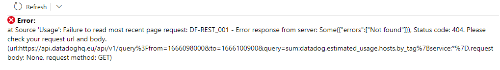 Dealing with { and } in Azure Data Factory REST url - Microsoft Q&A