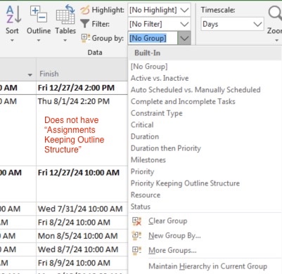 MS Project: Can I view Resource Usage with Summary Tasks? - Microsoft Q&A