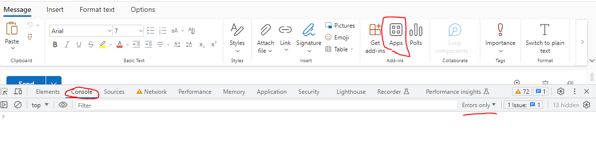 Office365 deeplink add-ins Apps button does not open apps - Microsoft Q&A