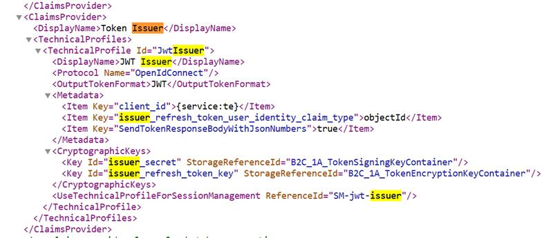 Azure B2C SignUpOrSignIn.xml throws continues validation errors when i ...