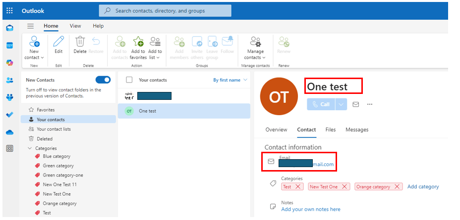 Outlook does not show up Contacts when composing email - Microsoft Q&A