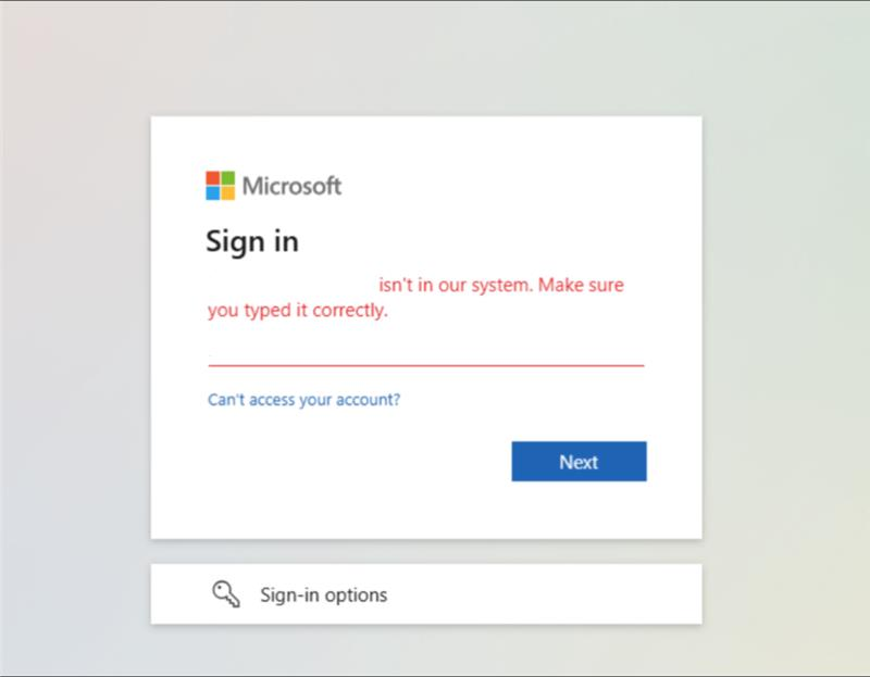 My email address is not recognized by outlook to set up new account on ...