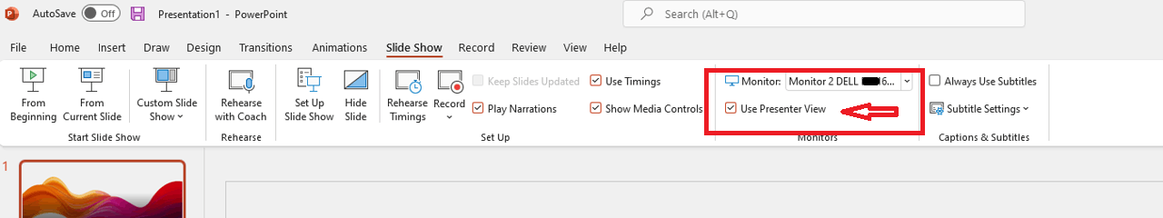 Presenter View (Powerpoint in Windows 11) is not working - Microsoft Q&A