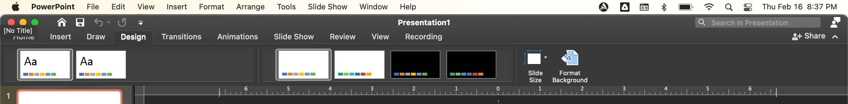 Built in themes missing from Powerpoint Design tab. - Microsoft Q&A