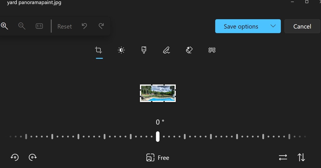 Why does my "crop" screen in the photo editor look like this? How can I fix it? - Microsoft Q&A