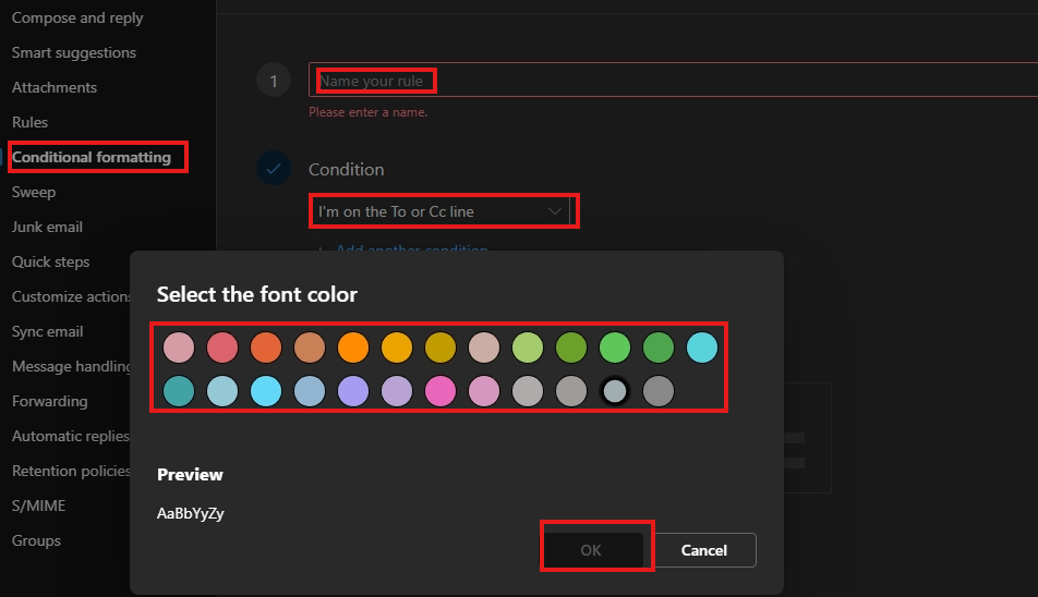New Outlook Inbox Font Colors - Microsoft Q&A