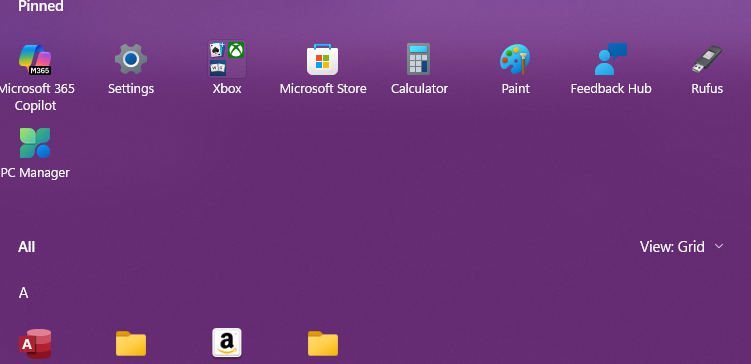 How do I restore W10 Pro Start menu with All Apps and Pined Apps ...