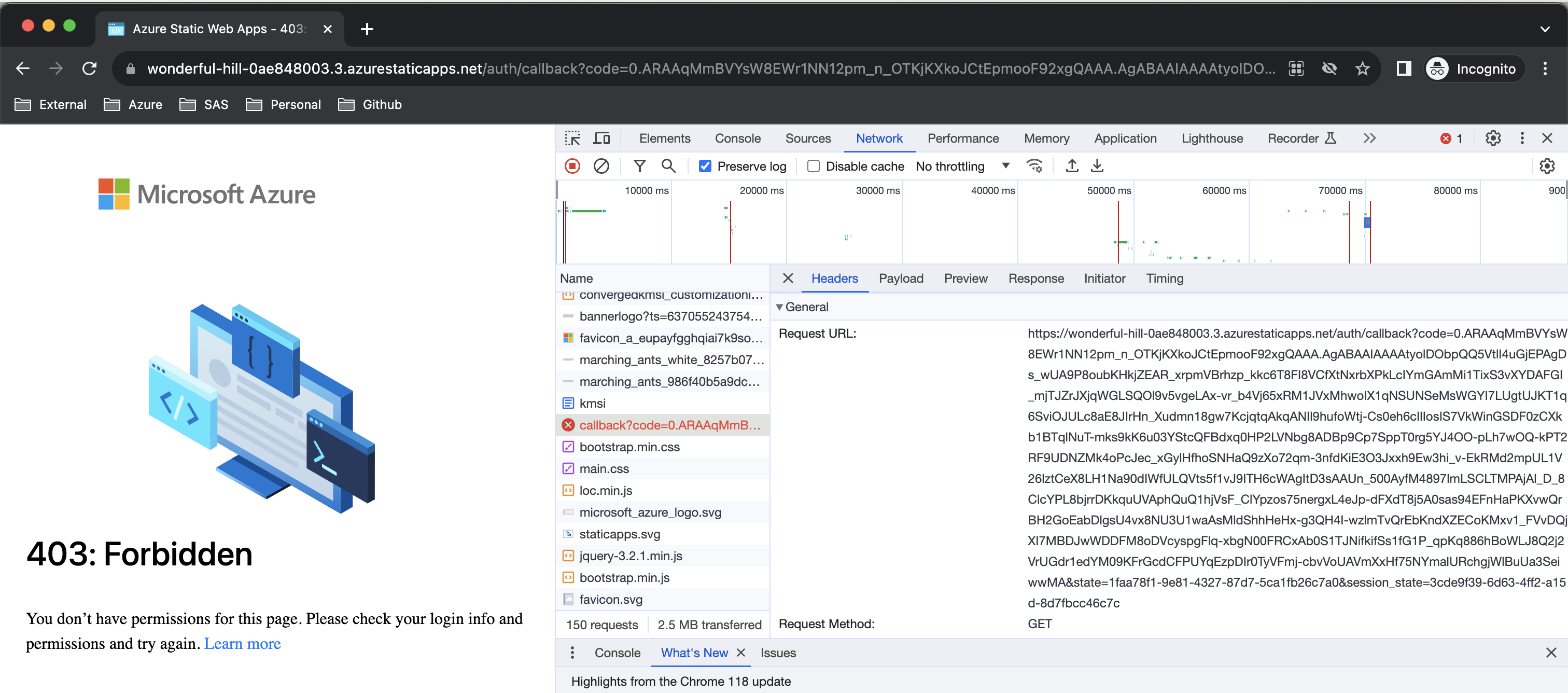 Custom domain changes to webapp fqdn when client request is forwarded from front door ...