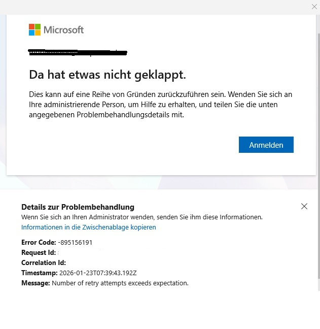 cannot sign in via microsoft business account on one device - Microsoft Q&A