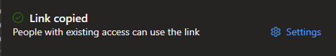 Copying a link to SharePoint File - Microsoft Q&A
