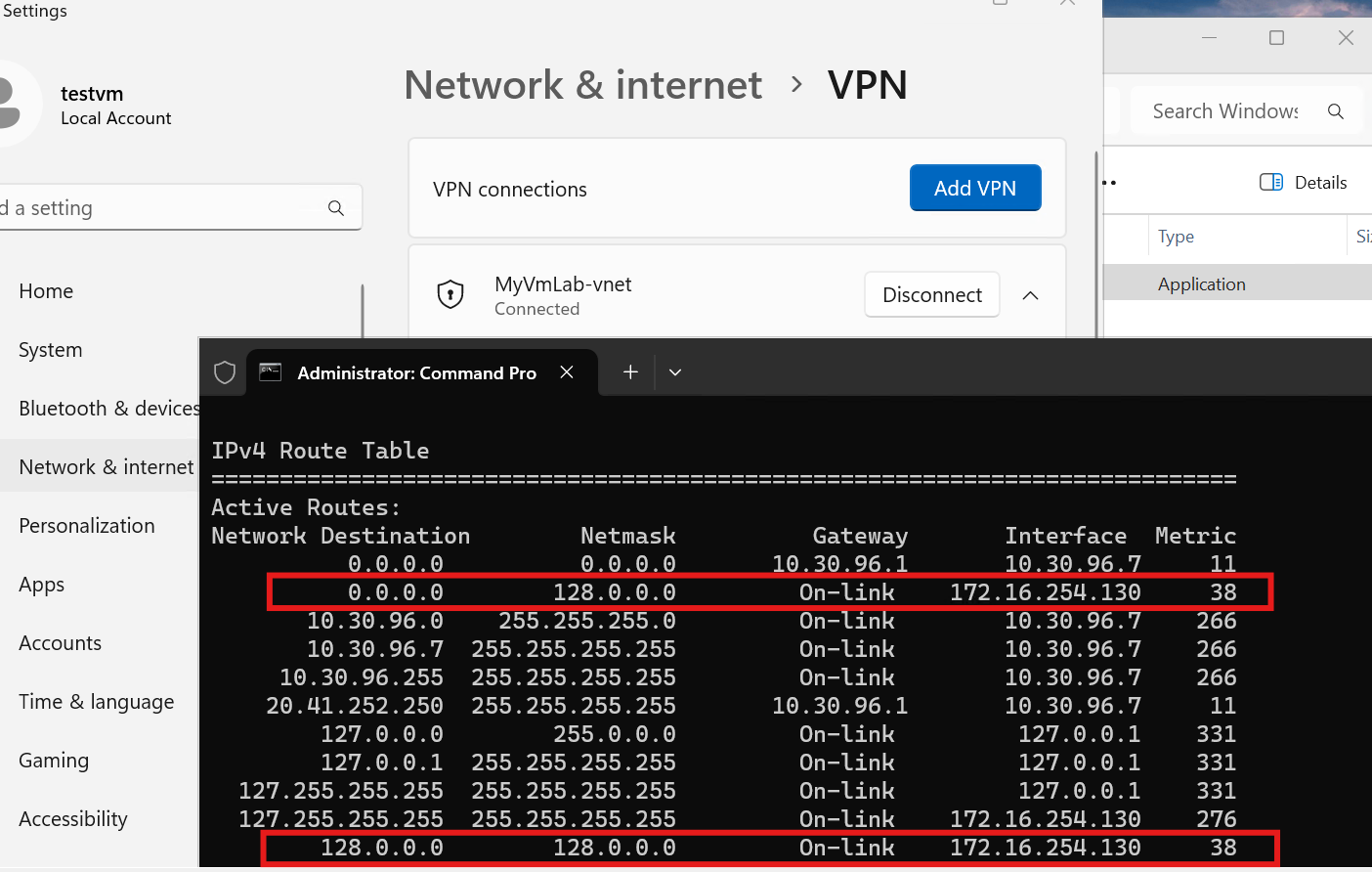 Route internet traffic through P2S VPN - Microsoft Q&A