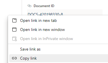SharePoint Online + Document IDs - Microsoft Q&A