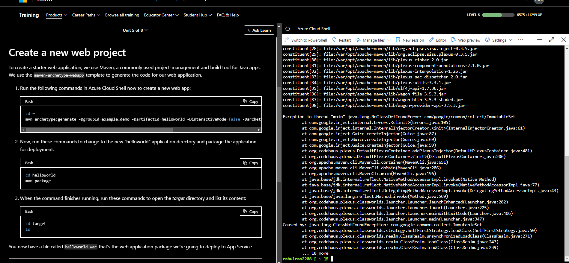 unable to run java maven build tool code maven-archetype-webapp for my ... unable to run java maven build tool code maven-archetype-webapp for my ...