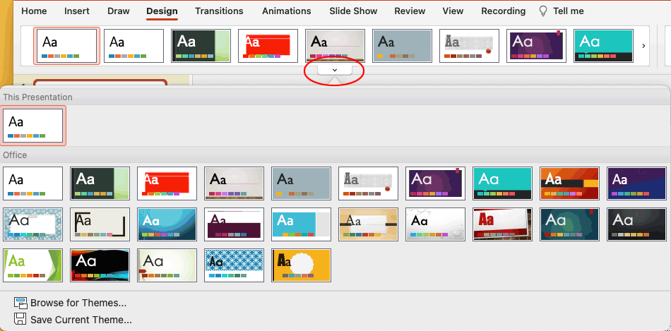 Unable to apply slide design to all slides - Microsoft Q&A