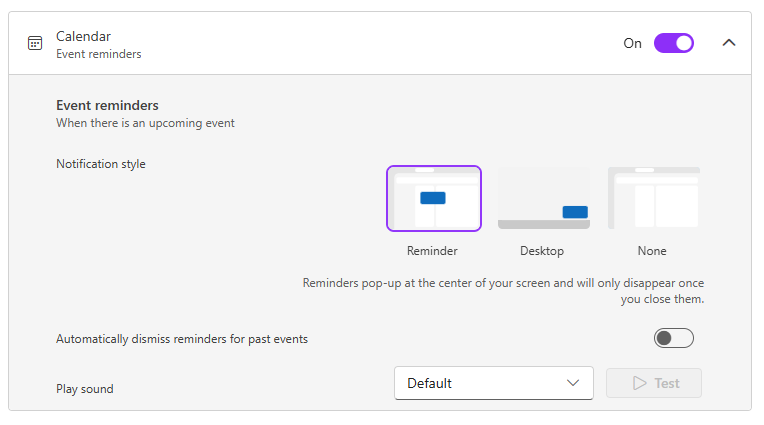 Pop Up Reminders in New Outlook Do Not Stay Up - Microsoft Q&A