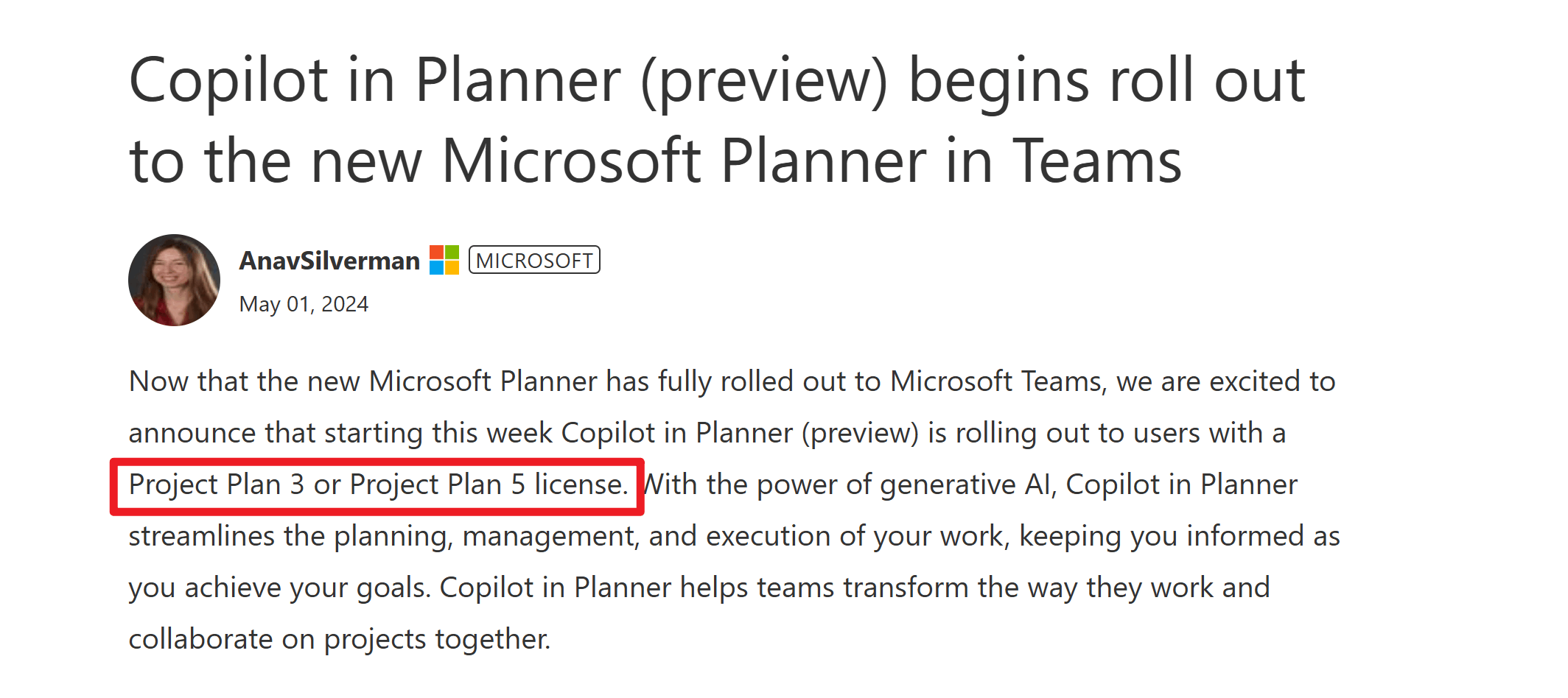 Enable CoPilot in Planner - Microsoft Q&A