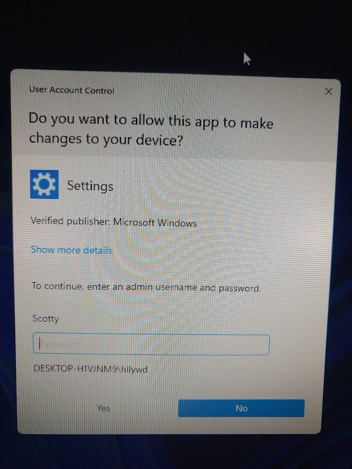 Pop-up User Account Control - Microsoft Q&A