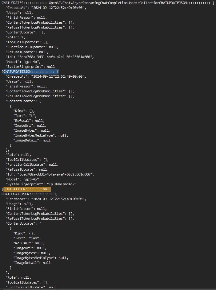 "AzureChatCitation citation" is not working with the CompleteChatStreamingAsync streamer on ...